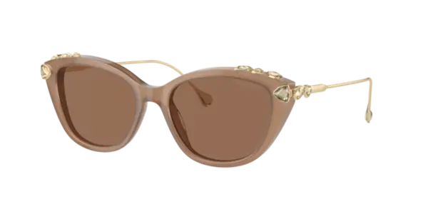 SWAROVSKI Full Rim Cat Eye Sunglasses - Opal Beige