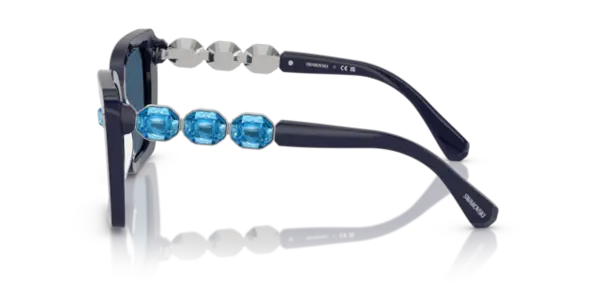 SWAROVSKI Square Frame Sunglasses - Blue