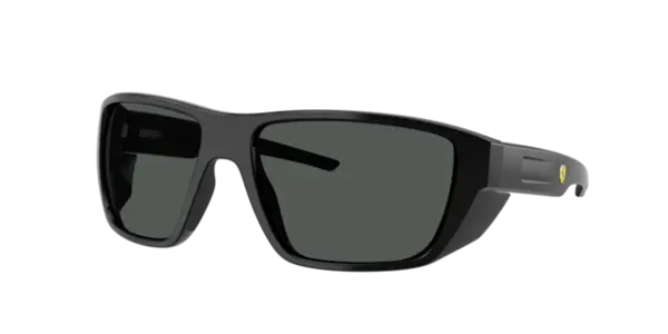 SCUDERIA FERRARI Rectangle Sunglasses - Black