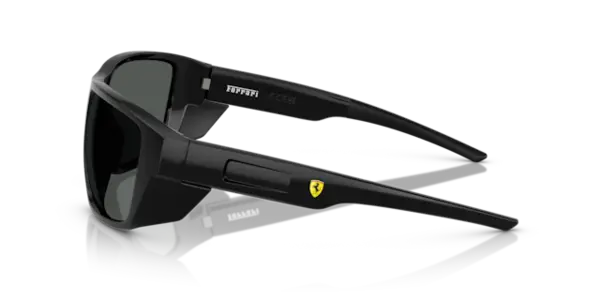 SCUDERIA FERRARI Rectangle Sunglasses - Black
