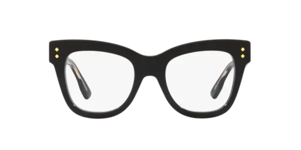 Gucci Acetate Cat Eye Eyeglasses - Black