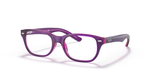 Ray-ban Eyeglasses - Violeta Sobre Fucsia Fluorescente
