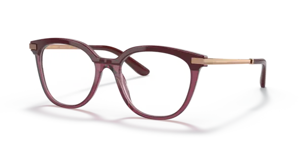 Dolce & Gabbana Dg3346 Eyeglasses - Burdeos,burdeos Traslúcido