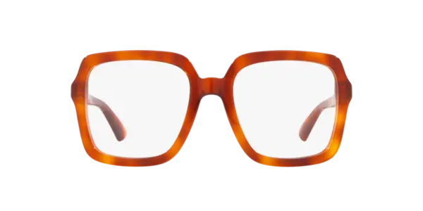 Gucci Rectangle Eyeglasses - Tortoise