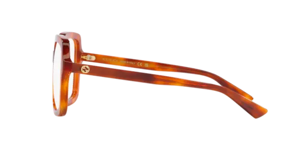 Gucci Rectangle Eyeglasses - Tortoise