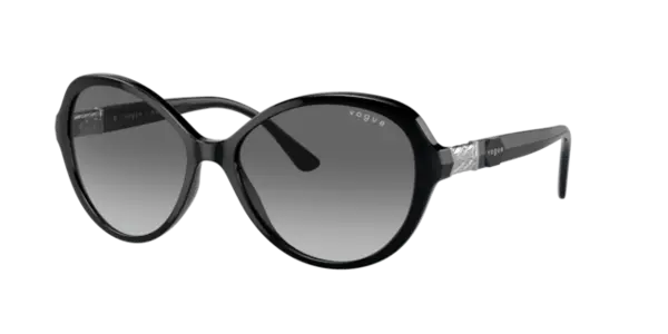 VOGUE Butterfly Sunglasses - Black