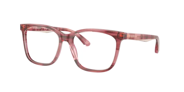 Emporio Armani Eyeglasses - Shiny Bordeaux,top Light Brown