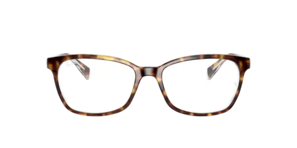 Ray-ban Full Rim Eyeglasses - Havana On Transparent