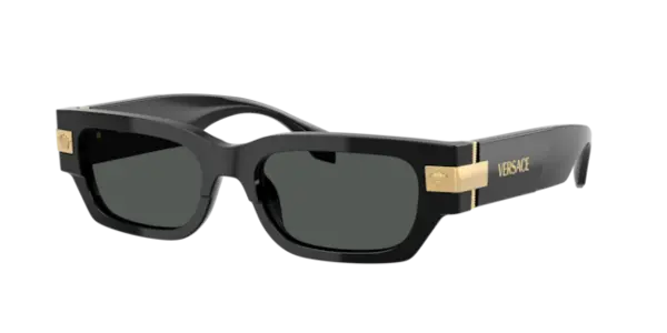 Versace Rectangle Sunglasses - Black