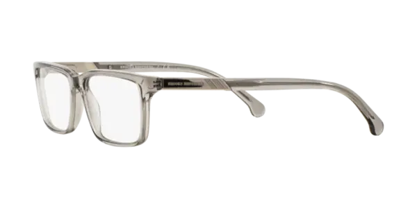 Brooks Brothers Rectangle Eyeglasses - Transparent Grey