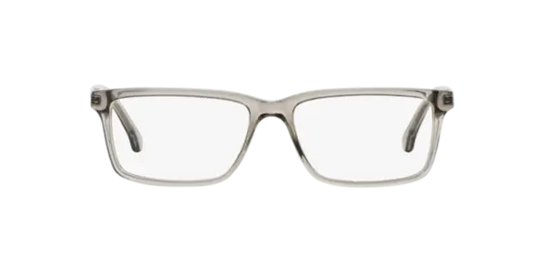 Brooks Brothers Rectangle Eyeglasses - Transparent Grey