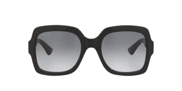 Gucci Rectangle Frame Sunglasses - Black Shiny