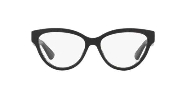 Gucci Full Rim Round Eyeglasses - Black