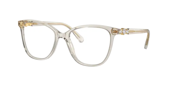 SWAROVSKI Sk2020 Square Optical Glasses - Transparent Beige