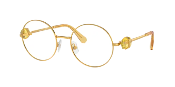 SWAROVSKI Round Eyeglasses - Yellow
