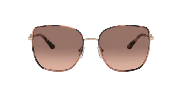 Michael Kors Empire Square Sunglasses - Rose Gold,pink Tortoise