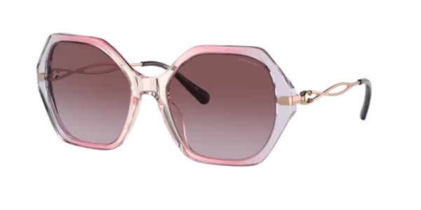 COACH Sunglasses - Gradient Transparent Violet