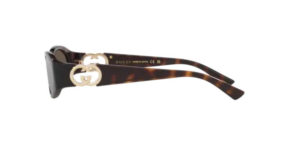 Gucci Sunglasses Gg1660s With Round Frame - Tortoise
