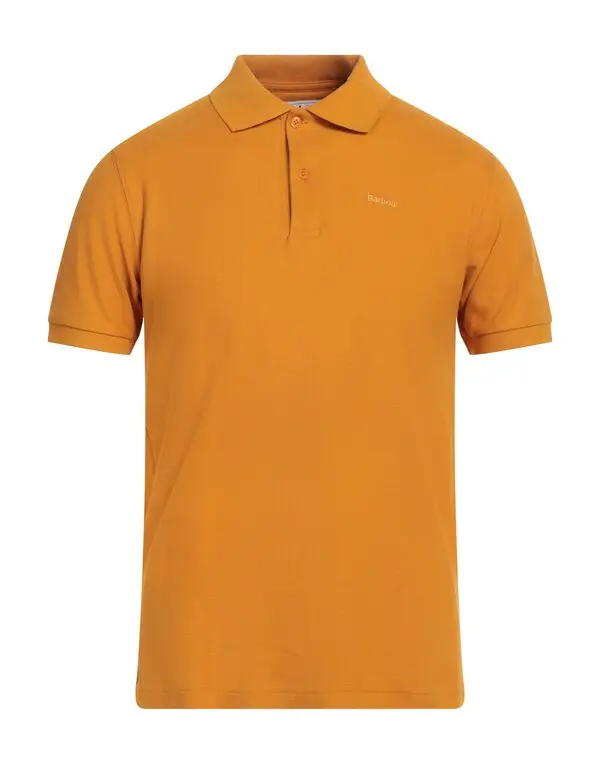 Barbour Polo Shirt Marigold Size Cotton - Yellow