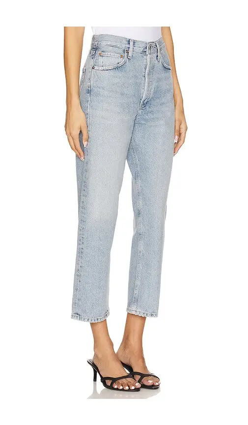 AGOLDE 90's Mid Rise Straight Crop Jeans