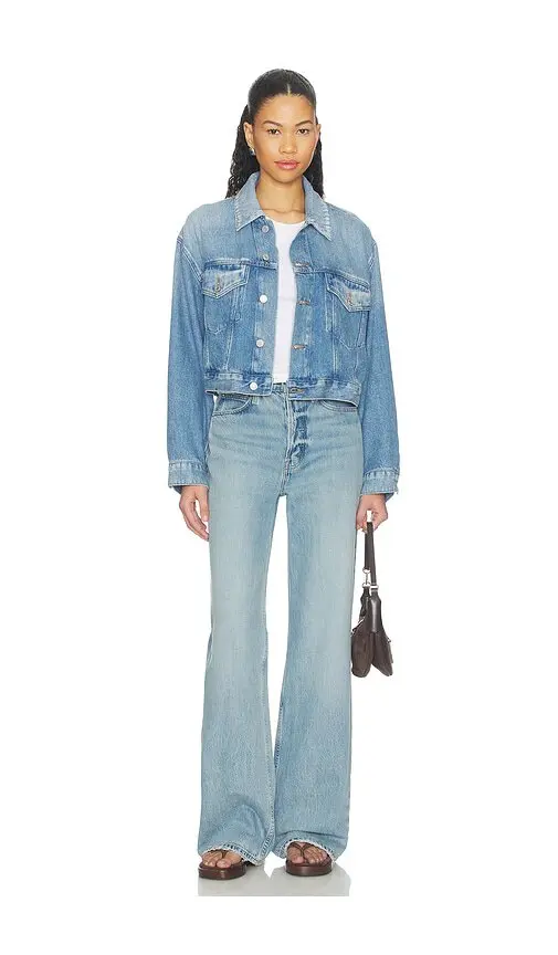 AGOLDE Palmer Denim Jacket - Script