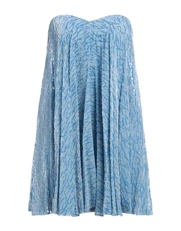 Elisabetta Franchi Flared Mini Dress In Polyester, Elastane, Viscose, And Silk
