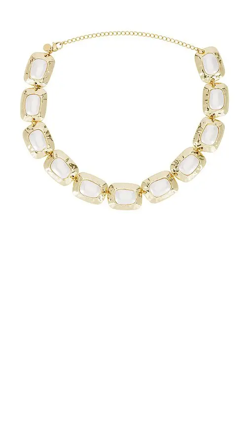 PETIT MOMENTS Giovana Statement Necklace - Gold