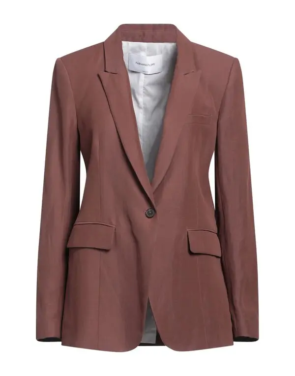 Fabiana Filippi Single-breasted Blazer - Beige