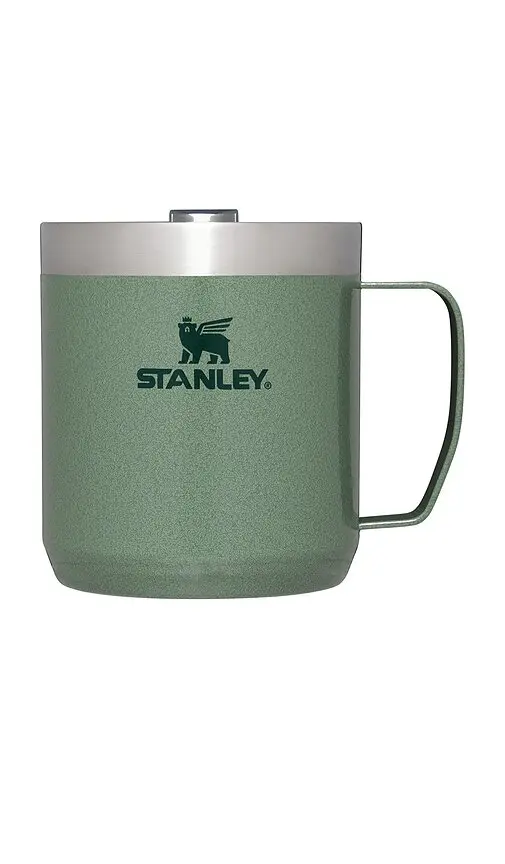 STANLEY The Stay-hot Camp Mug 12 Oz In Dark Green - Hammertone Green