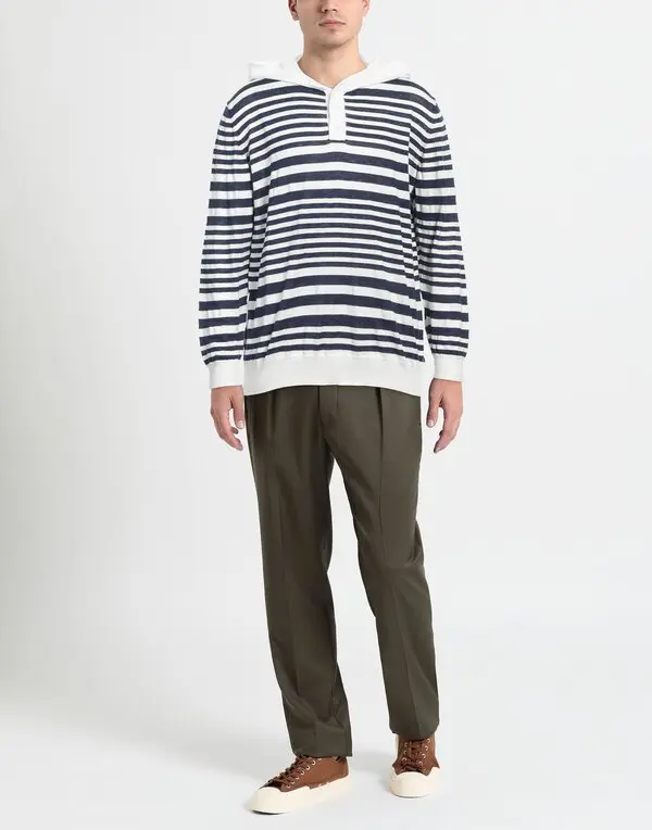 ZANONE Striped Knitted Hoodie