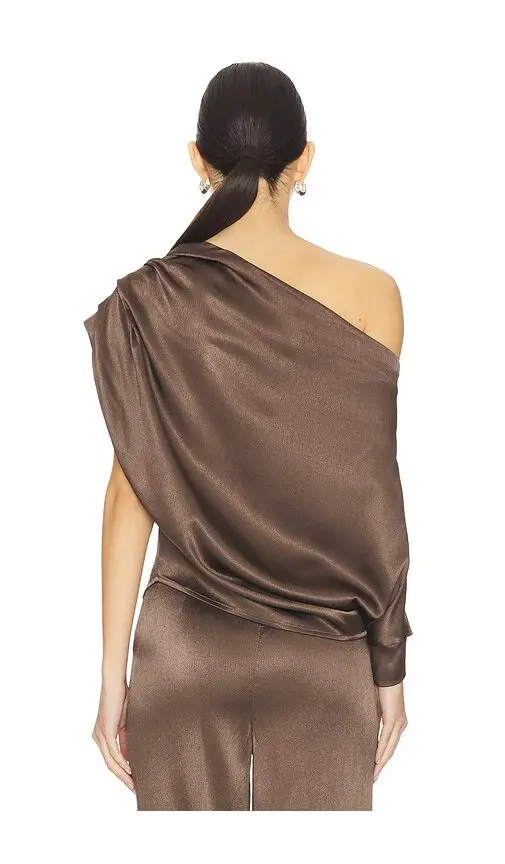 NONCHALANT LABEL Kenzie Top - Chocolate