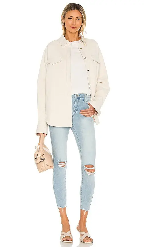 PISTOLA Trina Muscle Tee - Ivory