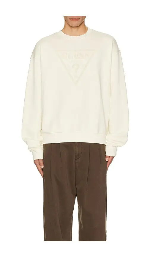 GUESS ORIGINALS Vintage Triangle Crew Neck Sweatshirt