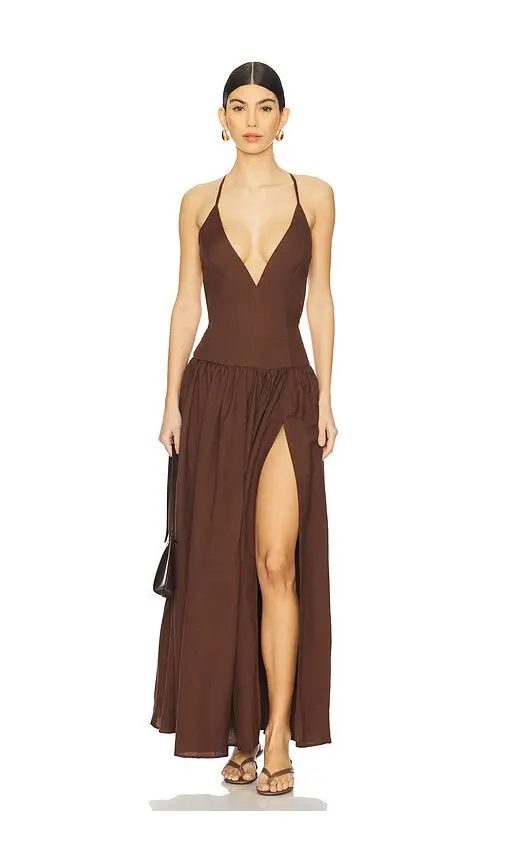 Tularosa Saylor Maxi Dress - Chocolate
