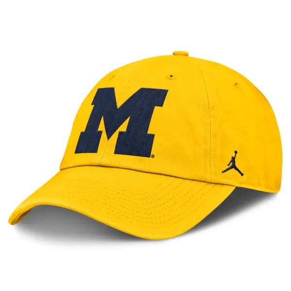 JORDAN Michigan Wolverines Primetime Club Adjustable Hat - Yellow