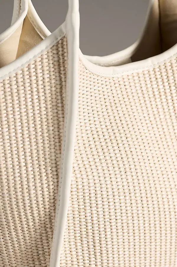 SHIRALEAH Raffia Tote