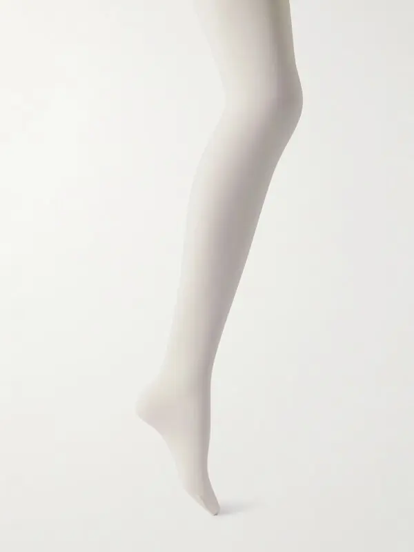 Wolford Velvet De Luxe 66 Denier Tights - Off-white