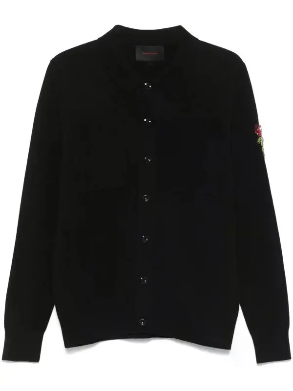Simone Rocha Crystal-flower Cardigan