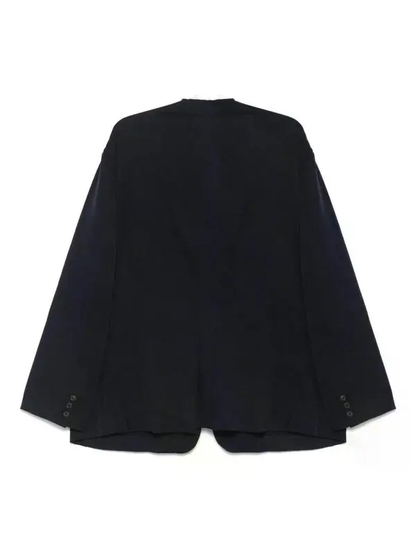 Comme Des Garçons Collarless Blazer