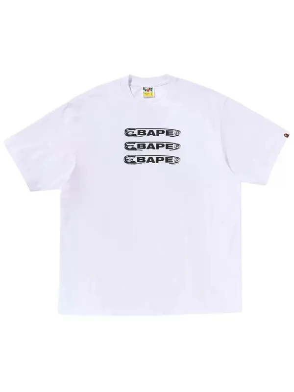 A BATHING APE Logo-print T-shirt - White