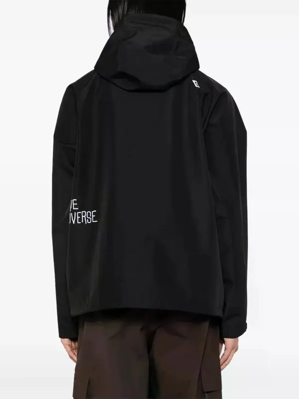 AAPE BY *A BATHING APE® Logo Hooded Windbreaker Jacket