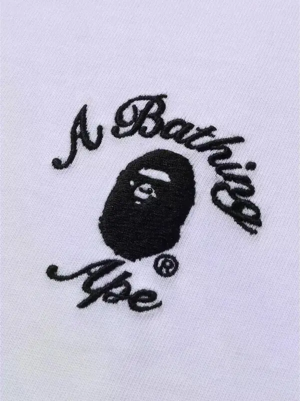 A BATHING APE Logo-embroidered T-shirt