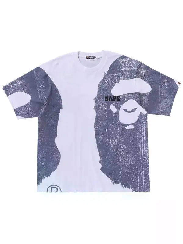 A BATHING APE Logo-print T-shirt - White
