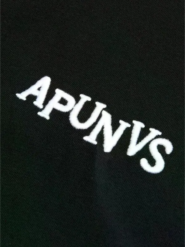 AAPE BY *A BATHING APE Text-print T-shirt - Black