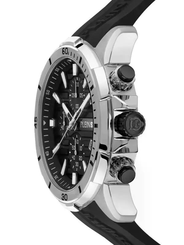 PLEIN SPORT Philipp Plein Impact 46mm Chronograph Watch - Black