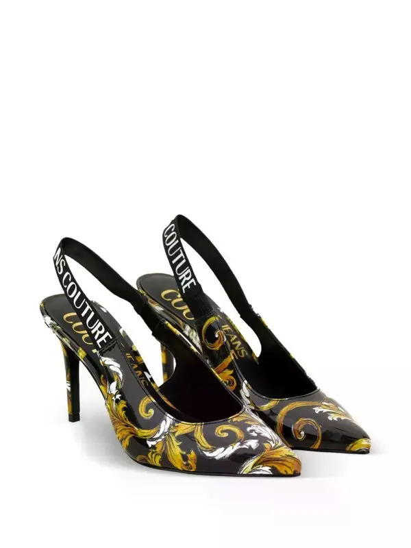 Versace Printed Pumps