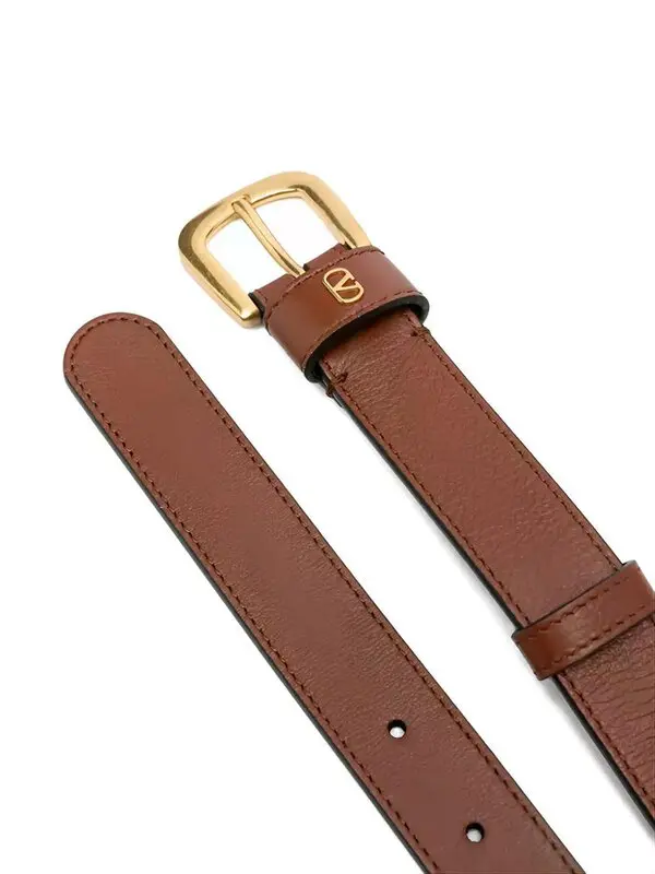 Valentino Garavani Vlogo Leather Belt