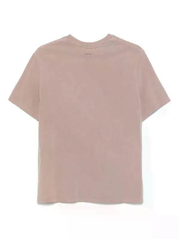 FRAME Cotton T-shirt - Pink