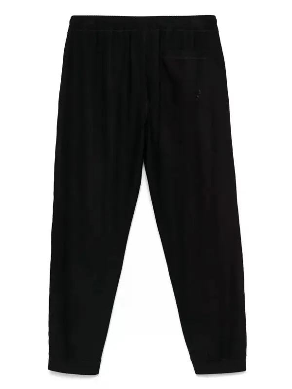 Giorgio Armani Waffle-pattern Tapered Trousers