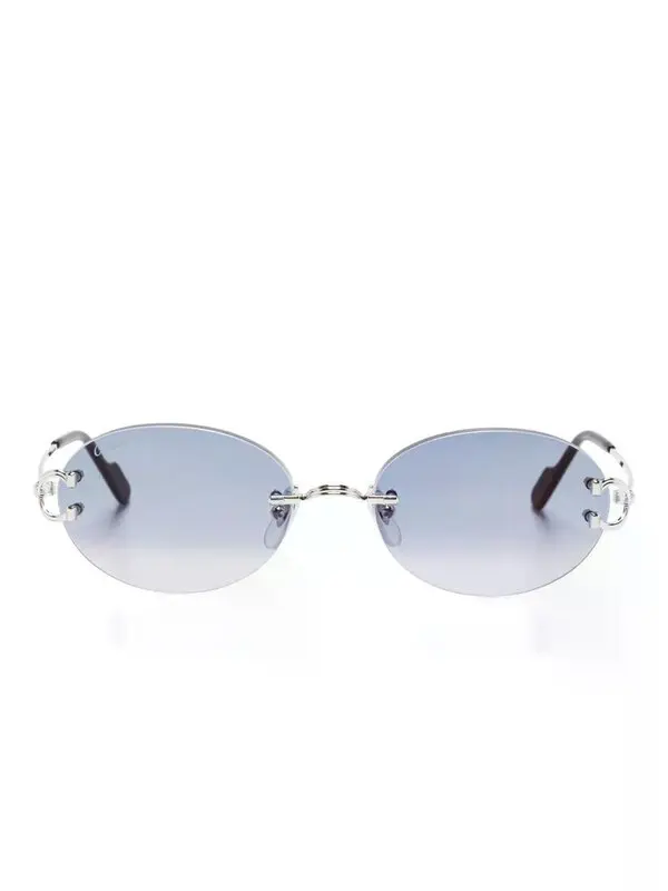 CARTIER Rimless Sunglasses - Silver